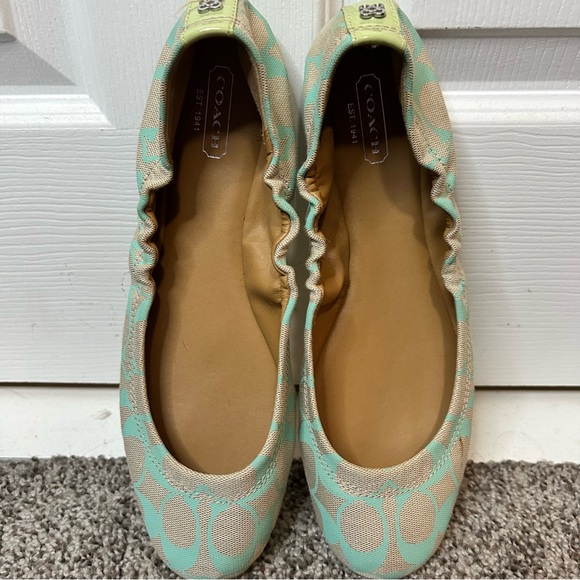 Coach | Shoes | Coach Aly Signature C Ballet Flats | Poshmark